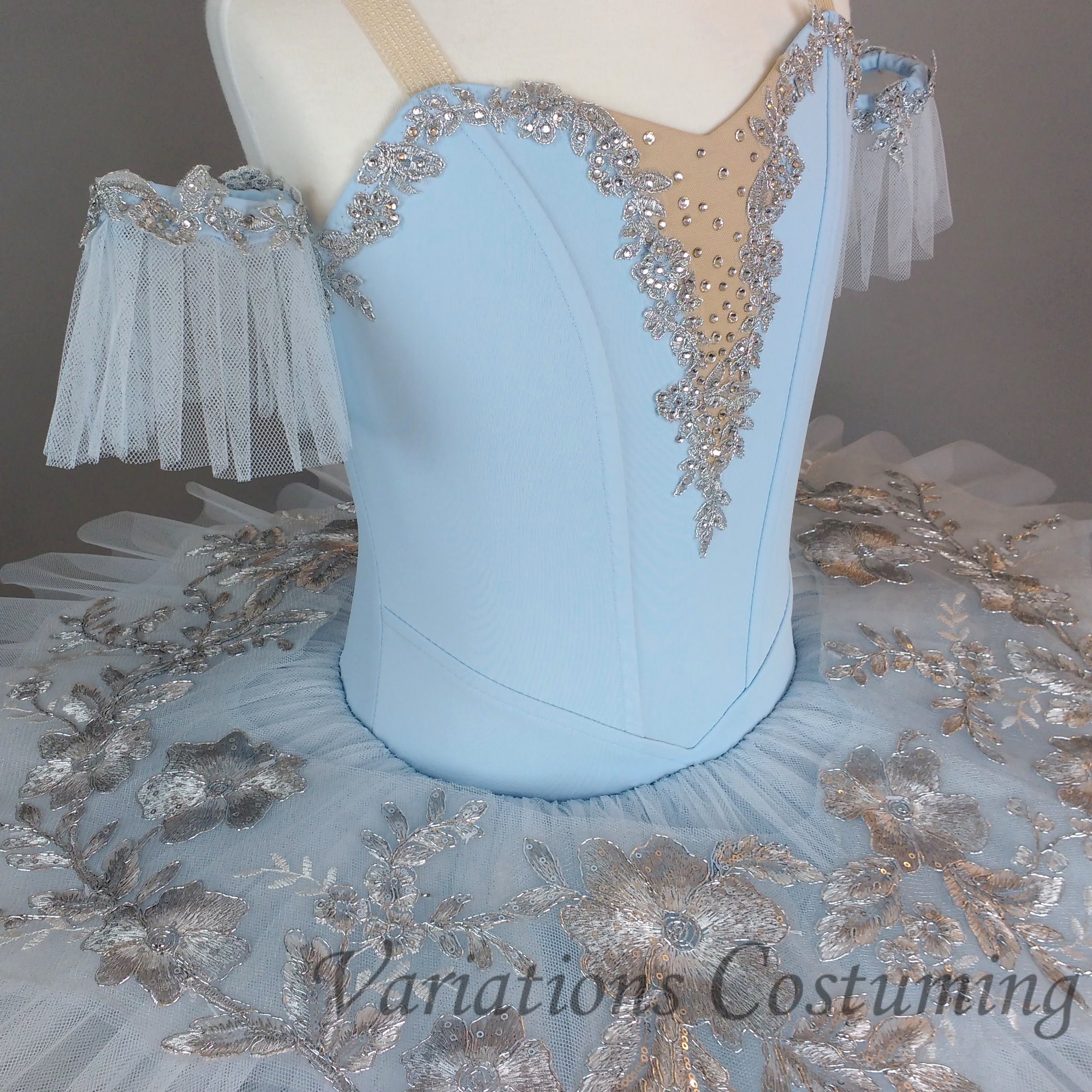 Pale Blue and Silver Tutu – Variations Costuming